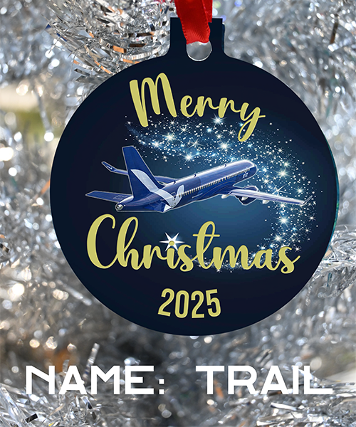 Breeze Airways Ornament – Merry Christmas or Happy Holidays – Crew ...